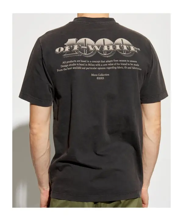 Off-White Graphic Printed Crewneck T-shirt