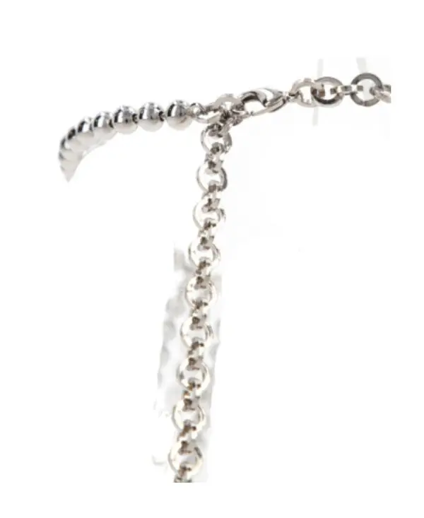 Alessandra Rich Embellished Beaded Fringed Necklace