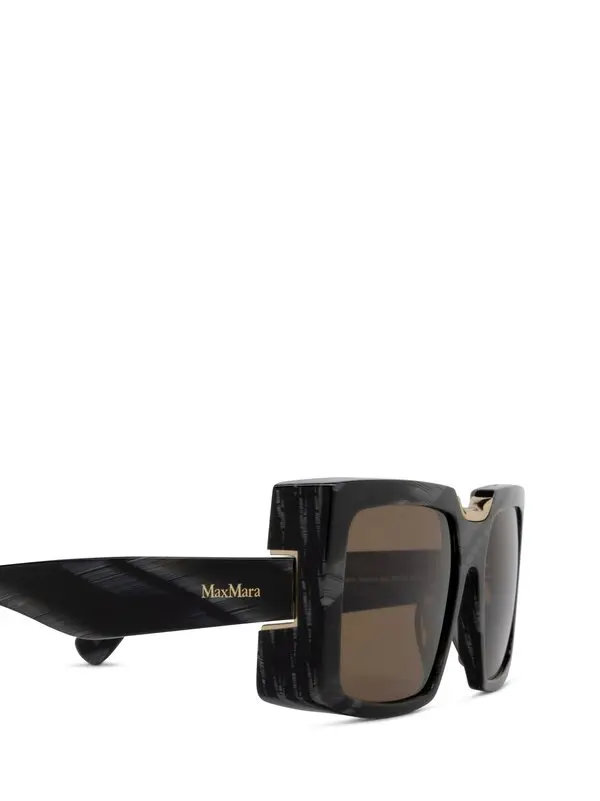 Max Mara Square Frame Sunglasses - Brown