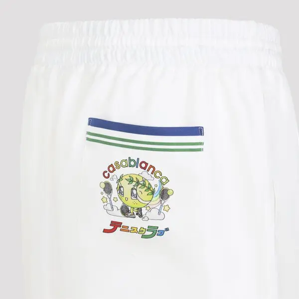 Casablanca Tennis Club Icon Twill Shorts