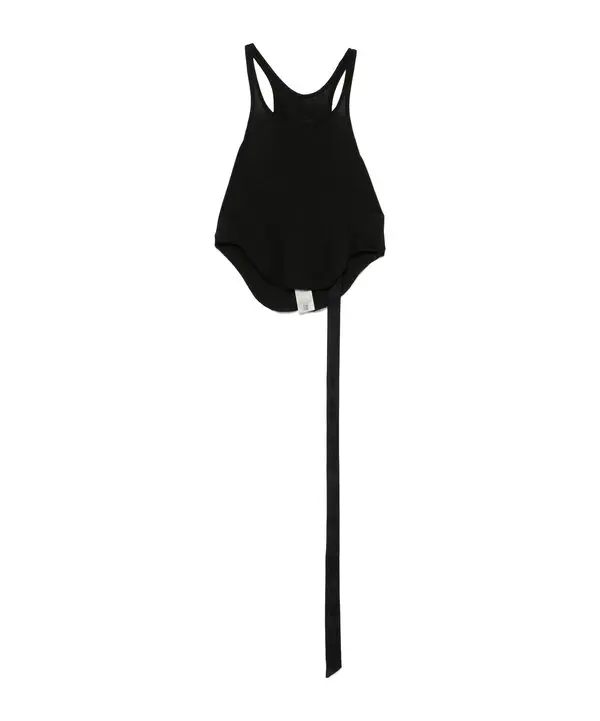 Rick Owens Racerback Cropped Tank Top - Black
