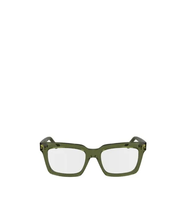 FERRAGAMO Rectangle Frame Eyeglasses - Green