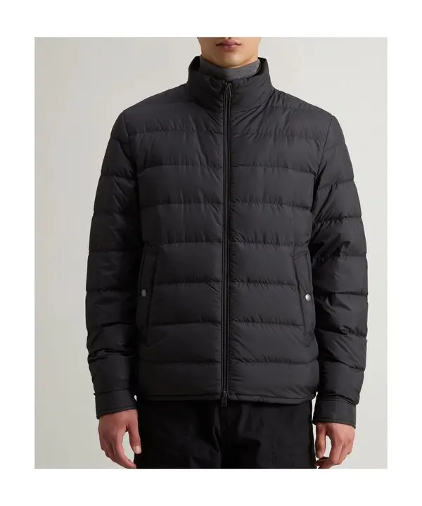 Woolrich Zip-up Quilted Stand Collar Jacket