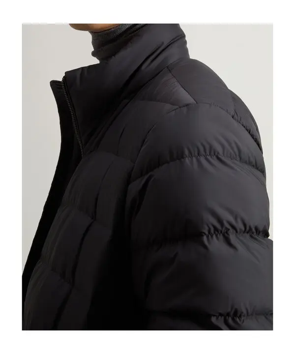 Woolrich Zip-up Quilted Stand Collar Jacket