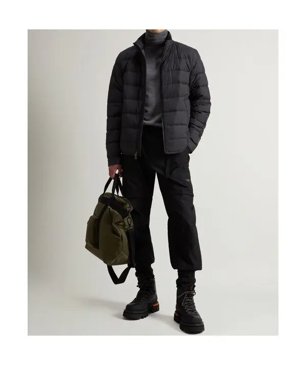 Woolrich Zip-up Quilted Stand Collar Jacket