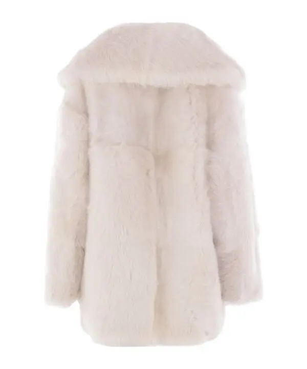 BLANCHA Sheepskin Single-breasted Coat