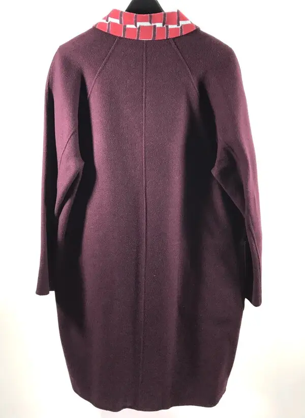 Max Mara Long-sleeved Lapel Coat - Black