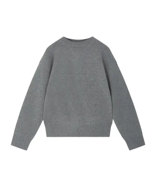 JIL SANDER Ribbed Crew Neck Sweater With Long Sleeves - Gray