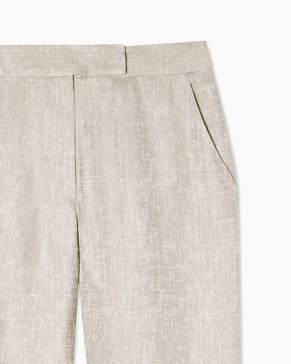 Emporio Armani Textured Trousers