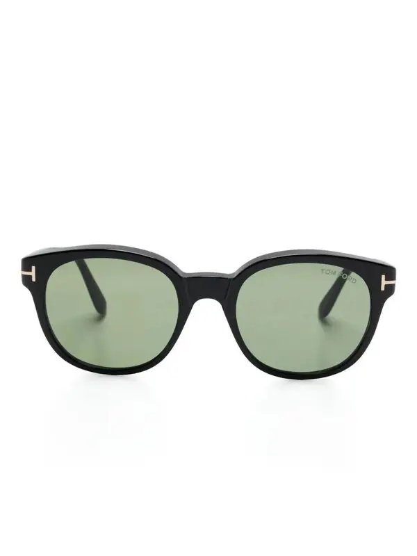 TOM FORD Oval Frame Sunglasses - Gray
