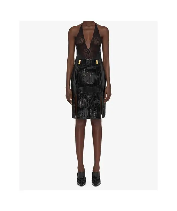 Givenchy Chandelier Lace V-neck Bodysuit