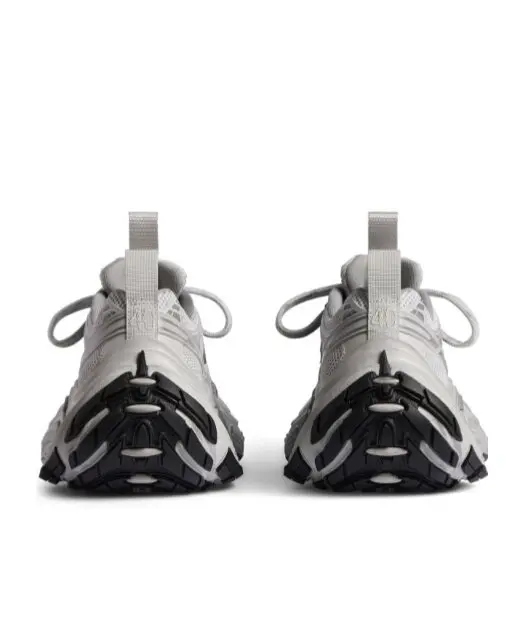Balenciaga Panelled Lace-up Sneakers - Grey