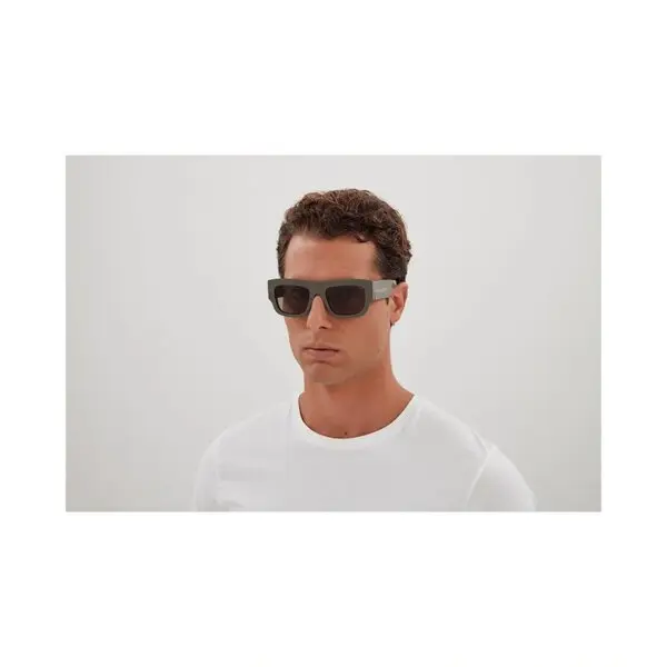 Alexander McQueen Square Frame Sunglasses - Brown