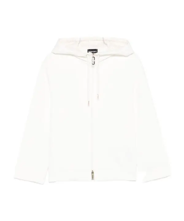 Emporio Armani Cotton Blouson Jacket - White