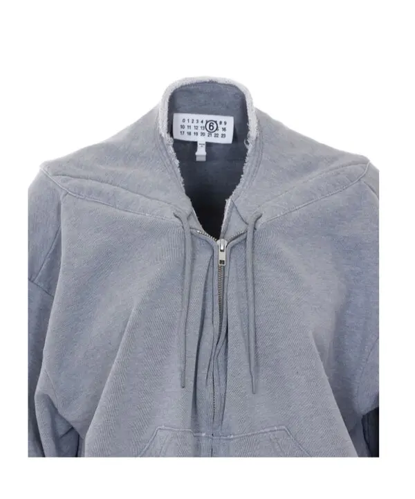 MAISON MARGIELA Distressed Zip-up Jacket