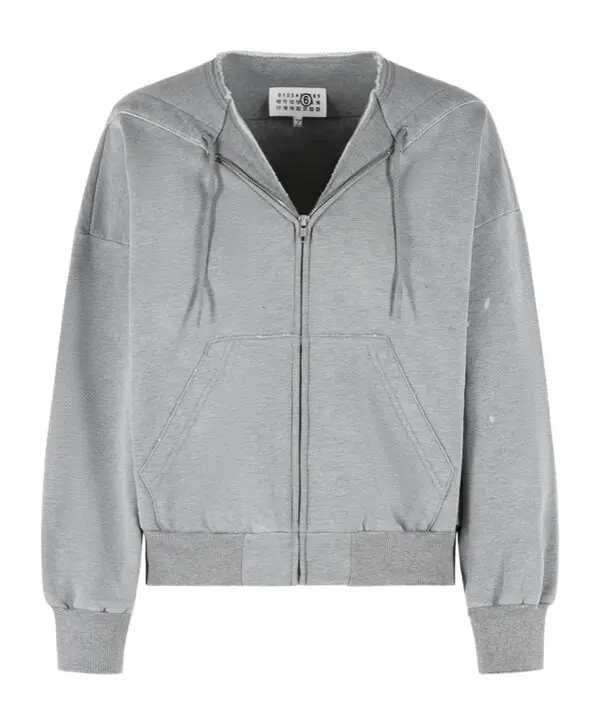 MAISON MARGIELA Distressed Zip-up Jacket - No