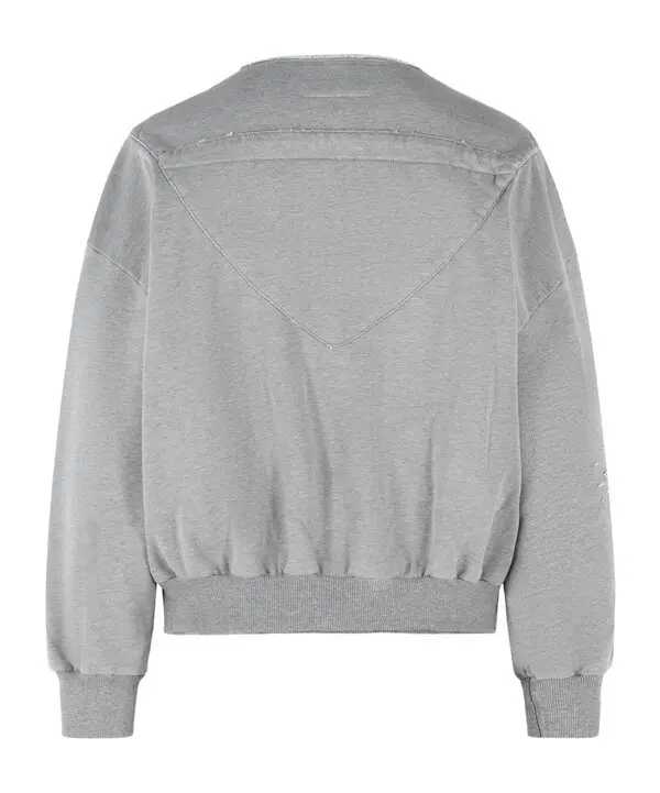 MAISON MARGIELA Distressed Zip-up Jacket - No
