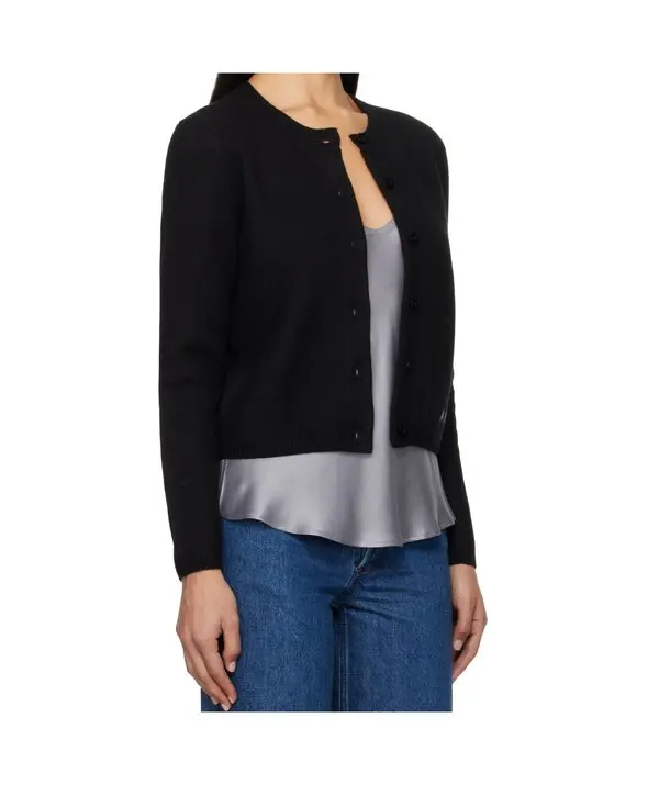 A.p.c. Mila Button-up Knitted Cardigan - Black