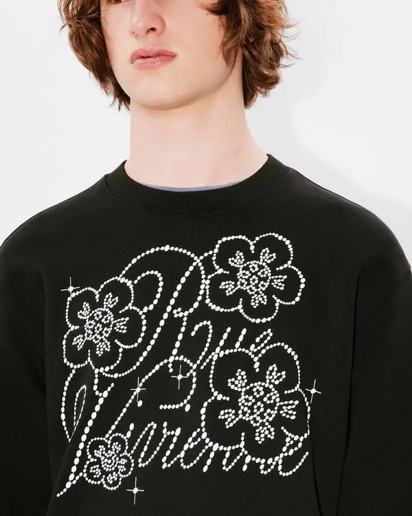 Kenzo Logo Embroidered Crewneck Sweatshirt