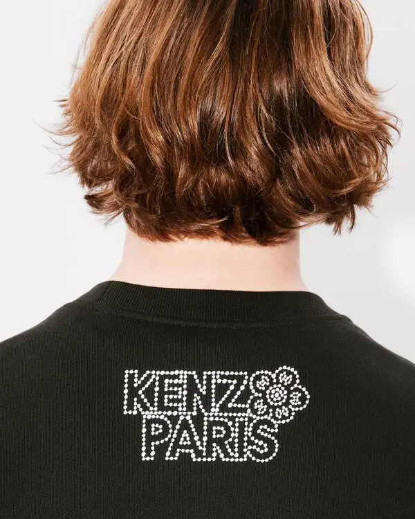 Kenzo Logo Embroidered Crewneck Sweatshirt