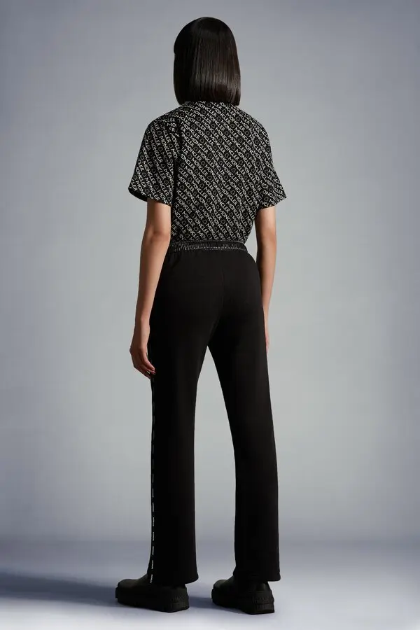 Moncler Logo Trim Drawstring Track Pants