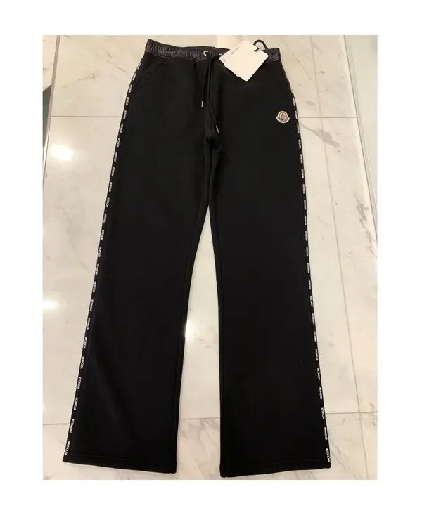 Moncler Logo Trim Drawstring Track Pants