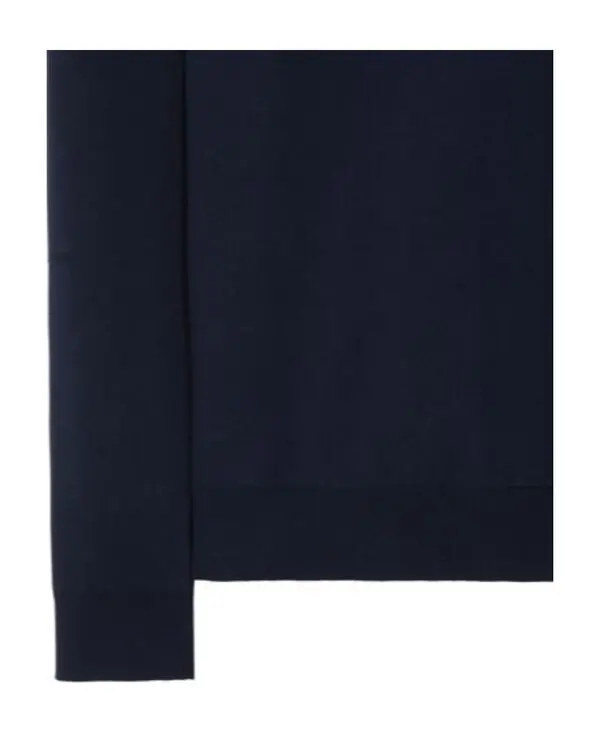 Stone Island Compass Motif Cotton Blend Sweatshirt - Blue
