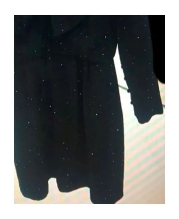 Saint Laurent Crystal-embellished Long-sleeve Mini Dress