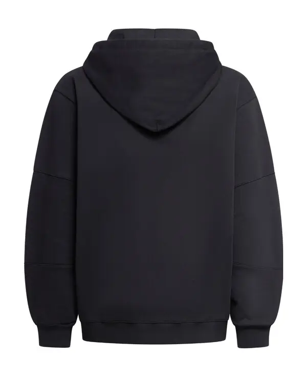 OAMC Cotton Hoodie With Logo Patch - Black