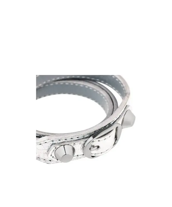 Balenciaga City Triple Bracelet With Studs