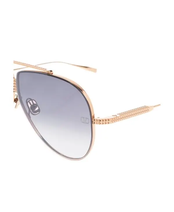 Valentino Garavani Pilot Frame Sunglasses