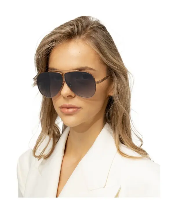 Valentino Garavani Pilot Frame Sunglasses