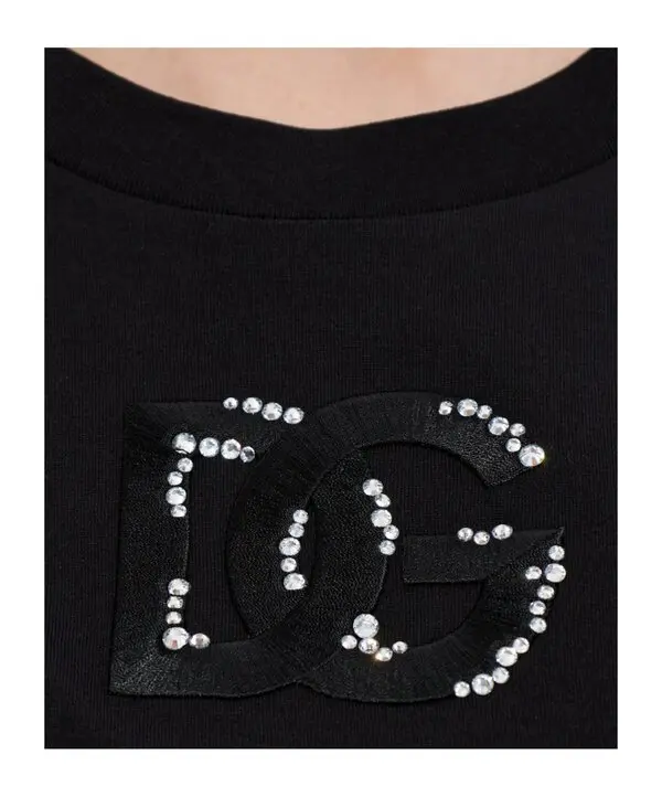 Dolce & Gabbana Logo Embellished T-shirt