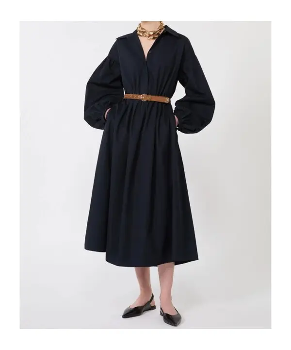 Max Mara Mstmarmo Belted Shirt Dress