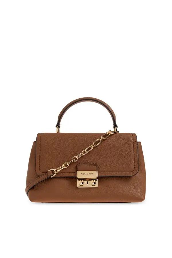Michael Kors Tribeca Chain Detail Crossbody Bag - Brown