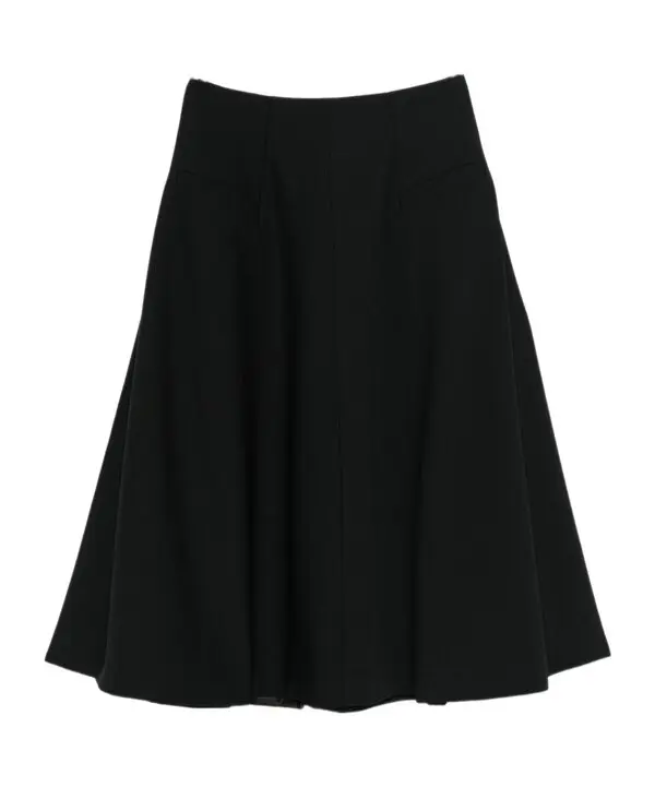 ENTIRE STUDIOS Celeste Panelled Midi Skirt - Black