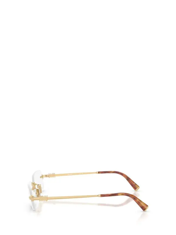 Miu Miu Rectangle Rimless Eyeglasses