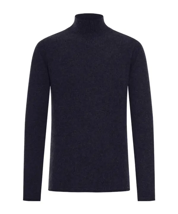 ROBERTO COLLINA High-neck Wool Sweater - Black