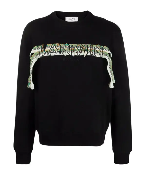 LANVIN Embroidered Logo Sweatshirt