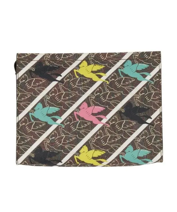 Etro Paisley Nécessaire With Pegaso - Multicolor