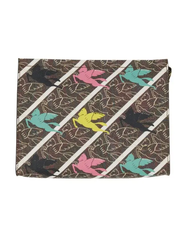 Etro Paisley Nécessaire With Pegaso - Multicolor