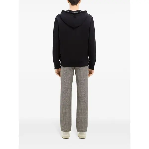 COURREGES Courrèges Zipped Drawstring Fleece Hoodie