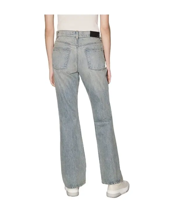 Amiri High-waist Bootcut Jeans - Gray