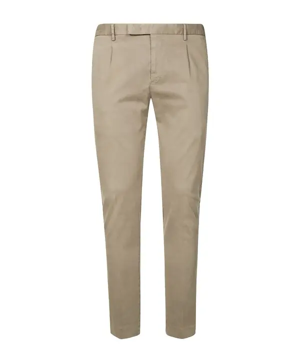 PT TORINO Pleated Trousers - Nude