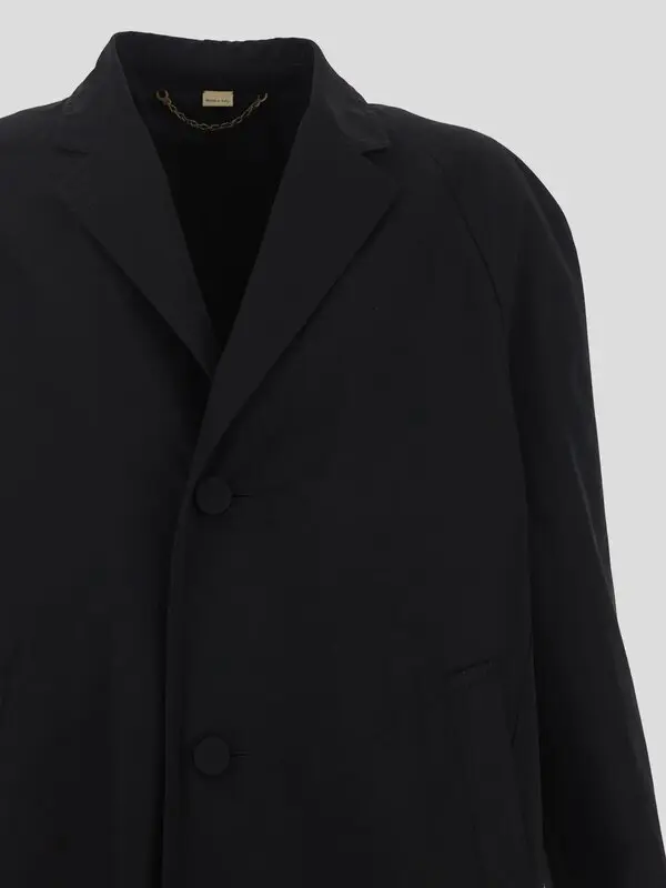 Gucci Long Sleeved Single Breasted Poplin Coat