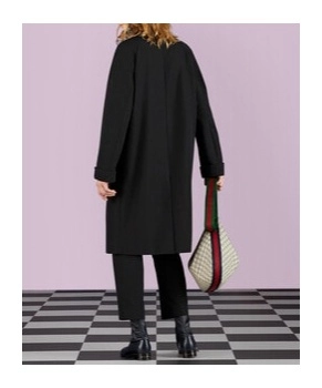 Gucci Long Sleeved Single Breasted Poplin Coat