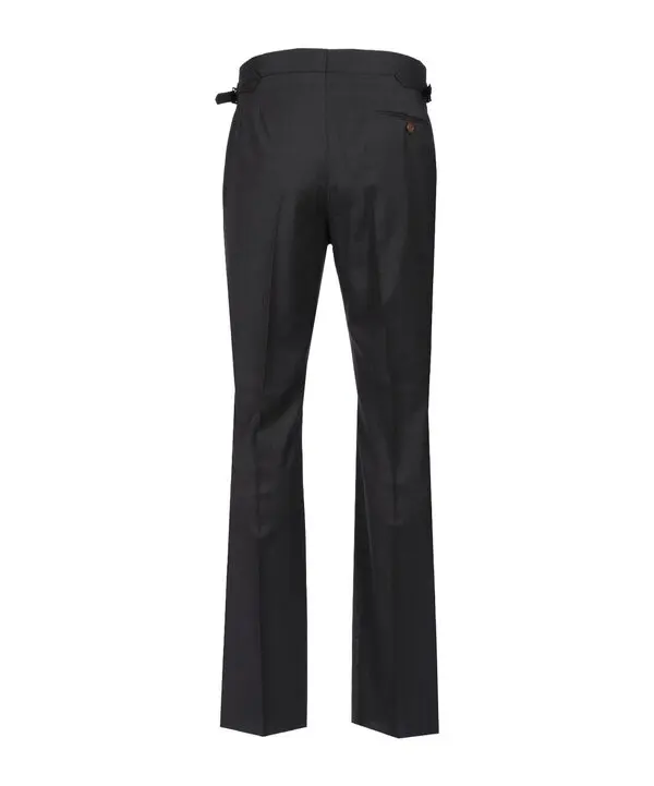 VIVIENNE WESTWOOD Pressed Crease Sang Trousers - Charcoal Grey