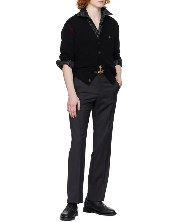VIVIENNE WESTWOOD Pressed Crease Sang Trousers - Charcoal Grey