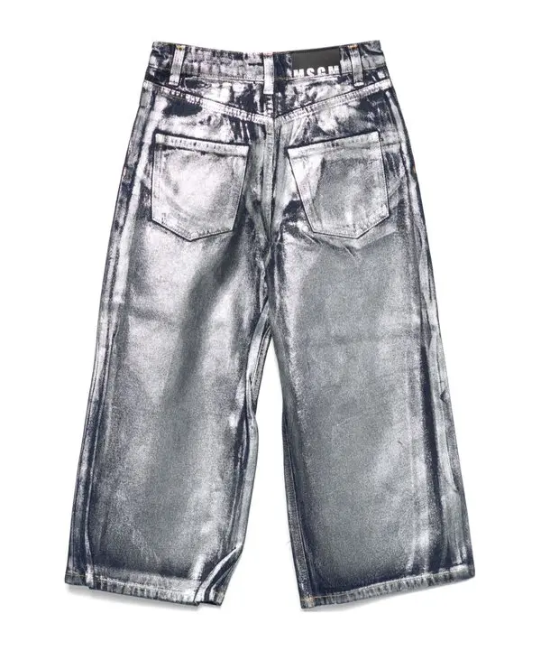 MSGM Metallic Jeans