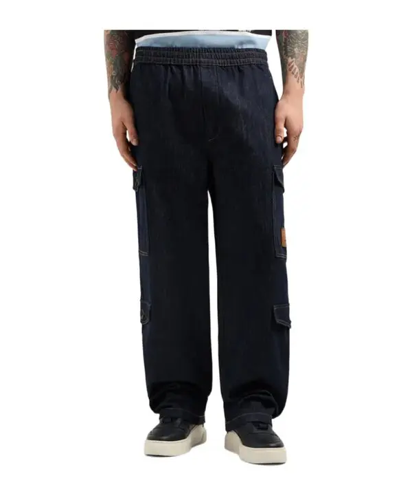 Armani Exchange Wide Leg Cargo Jeans